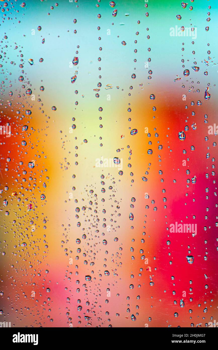 Background rain drops close up Stock Photo - Alamy