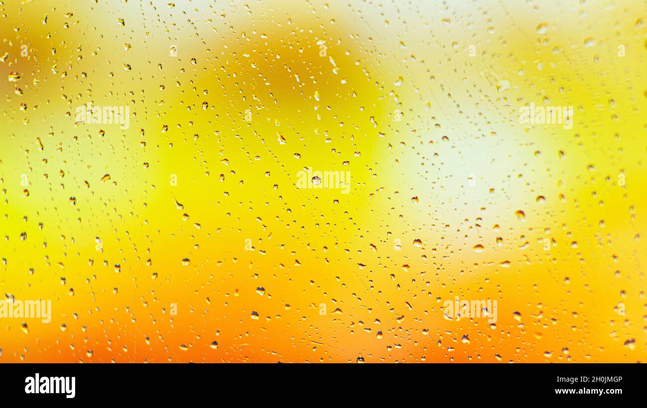 Background rain drops close up Stock Photo - Alamy