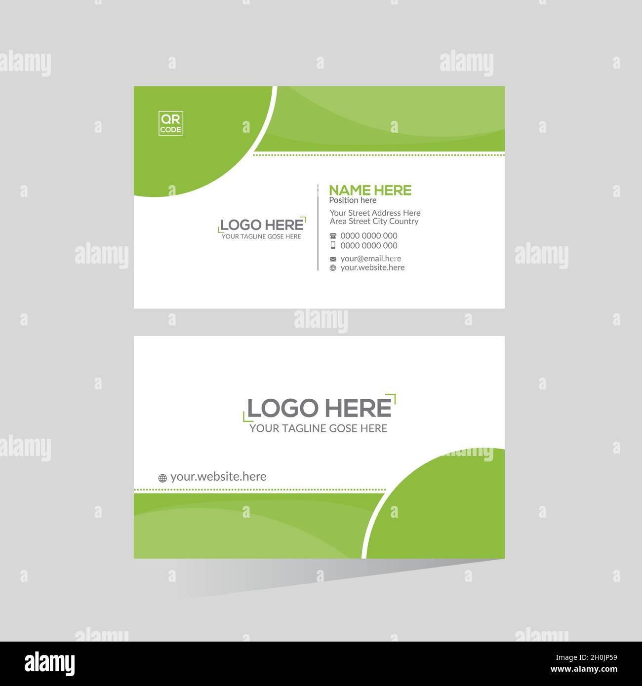 creative vector business card design Stock Vector Image & Art - Alamy