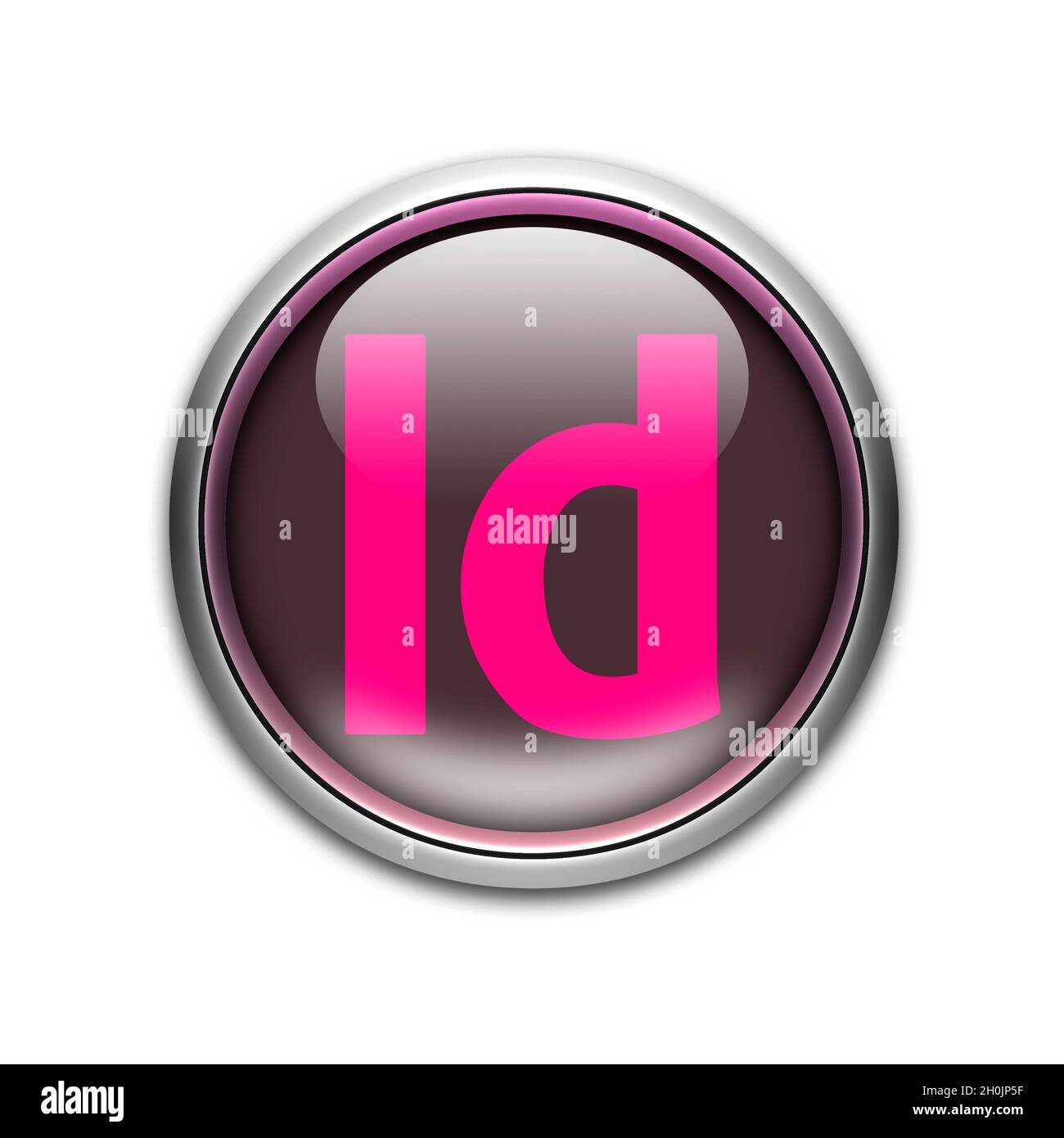 Adobe InDesign logo Stock Photo - Alamy