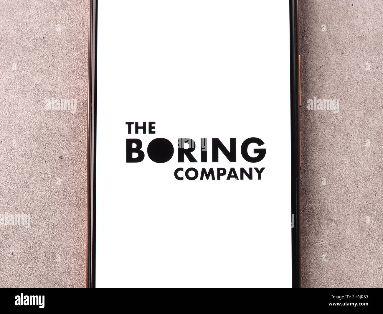 West Bangal, India - October 09, 2021 : The Boring Company logo on ...
