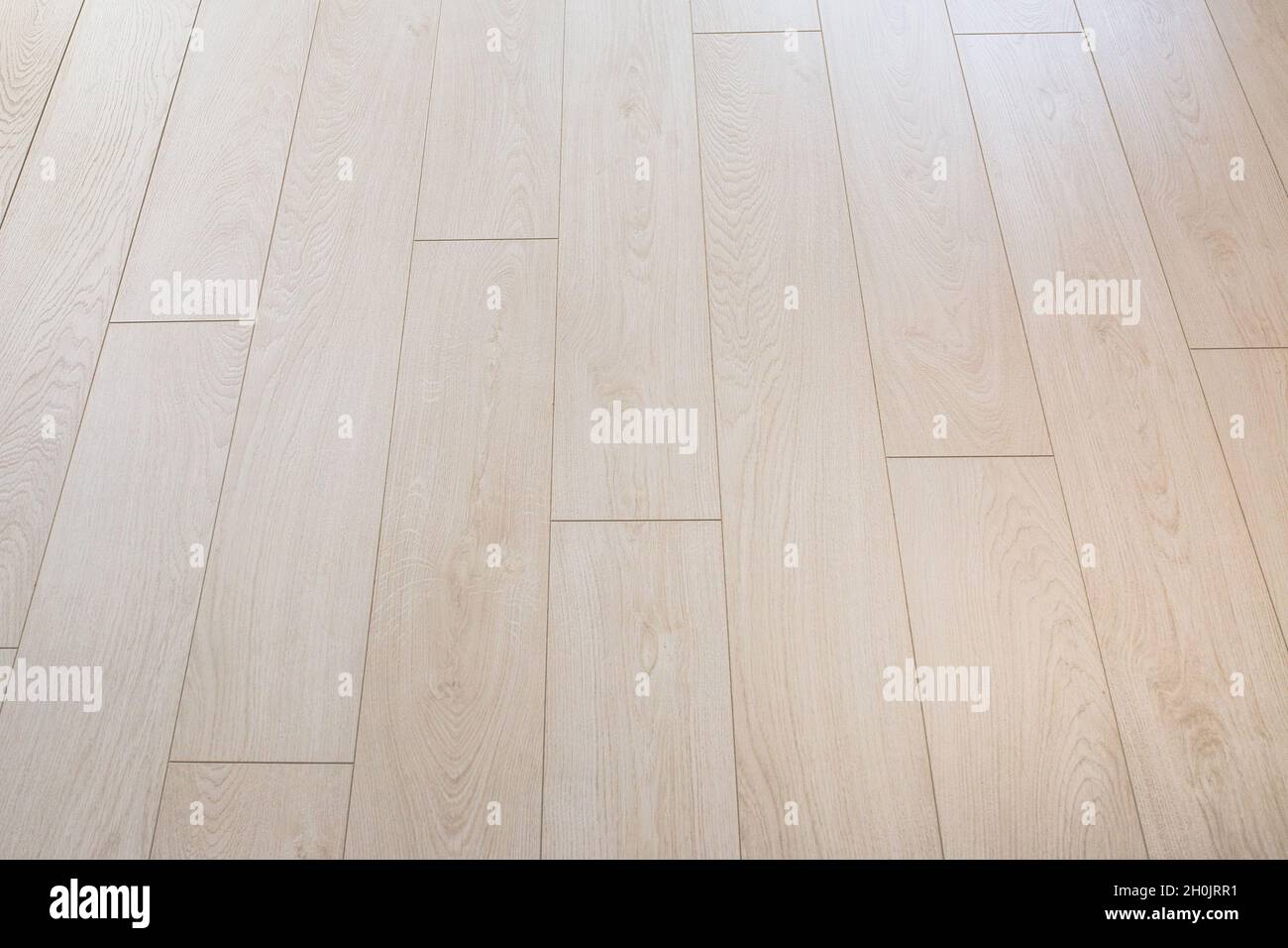 Wooden floor - top view in the interior Stock Photo - Alamy