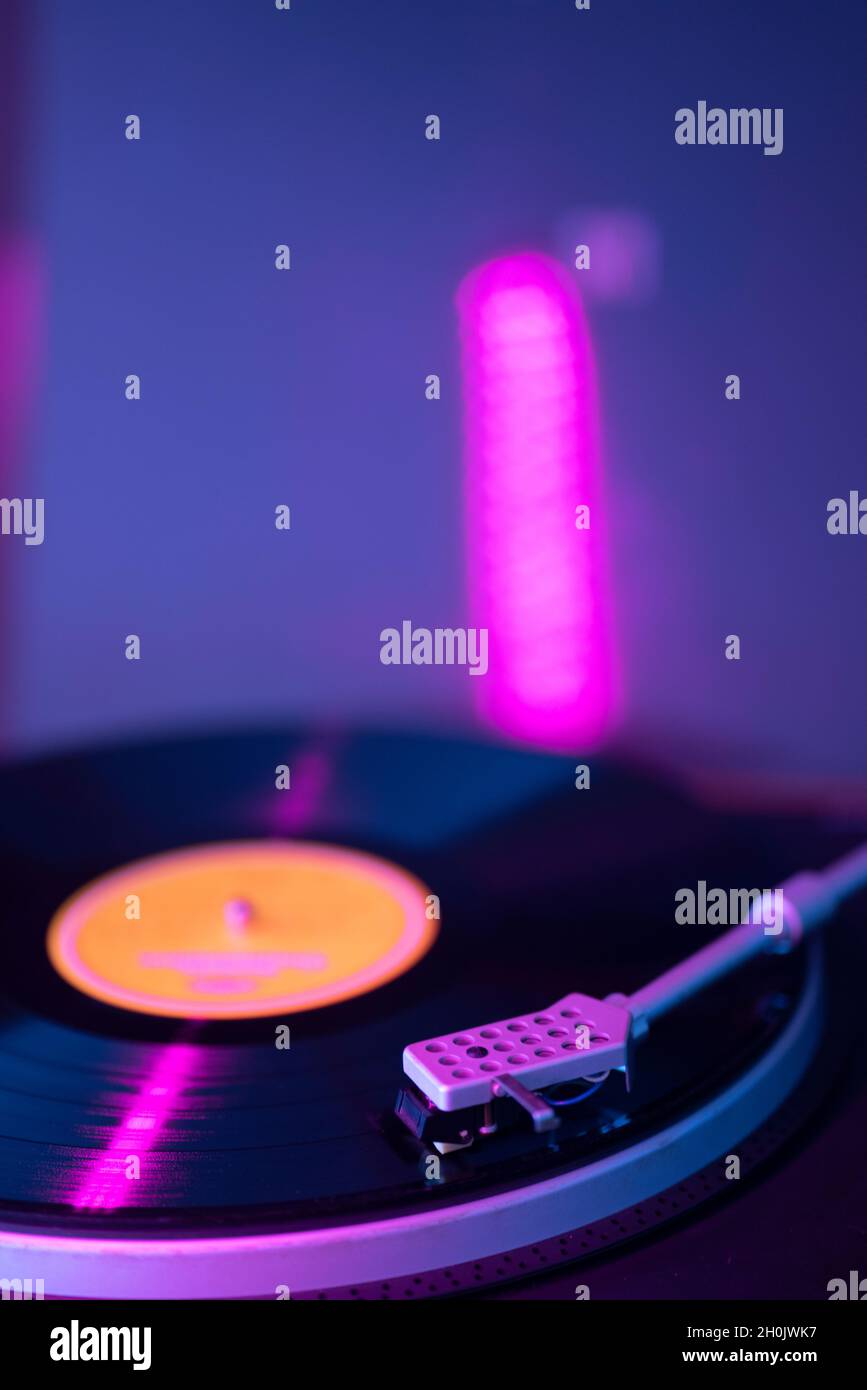Retro vintage vinyl music album cover deign photo for complialtion ...