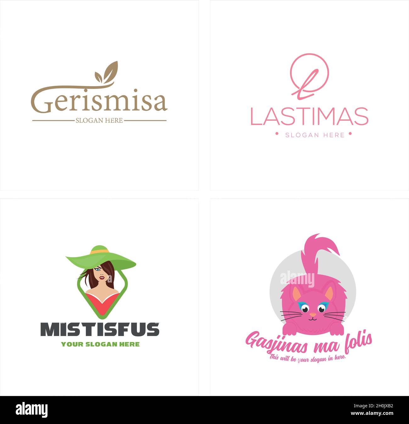 Modern pet accessories Stock Vector Images - Alamy