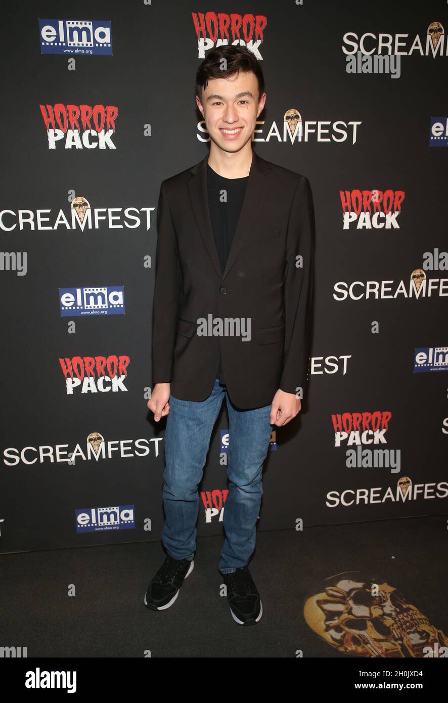Hollywood, Ca. 12th Oct, 2021. Ethan Hunt, at the 21st Screamfest ...