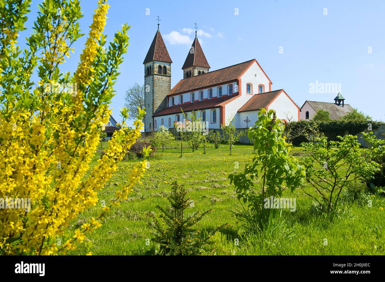 Church St. Peter and Paul on Island Reichenau , Germany, Baden ...