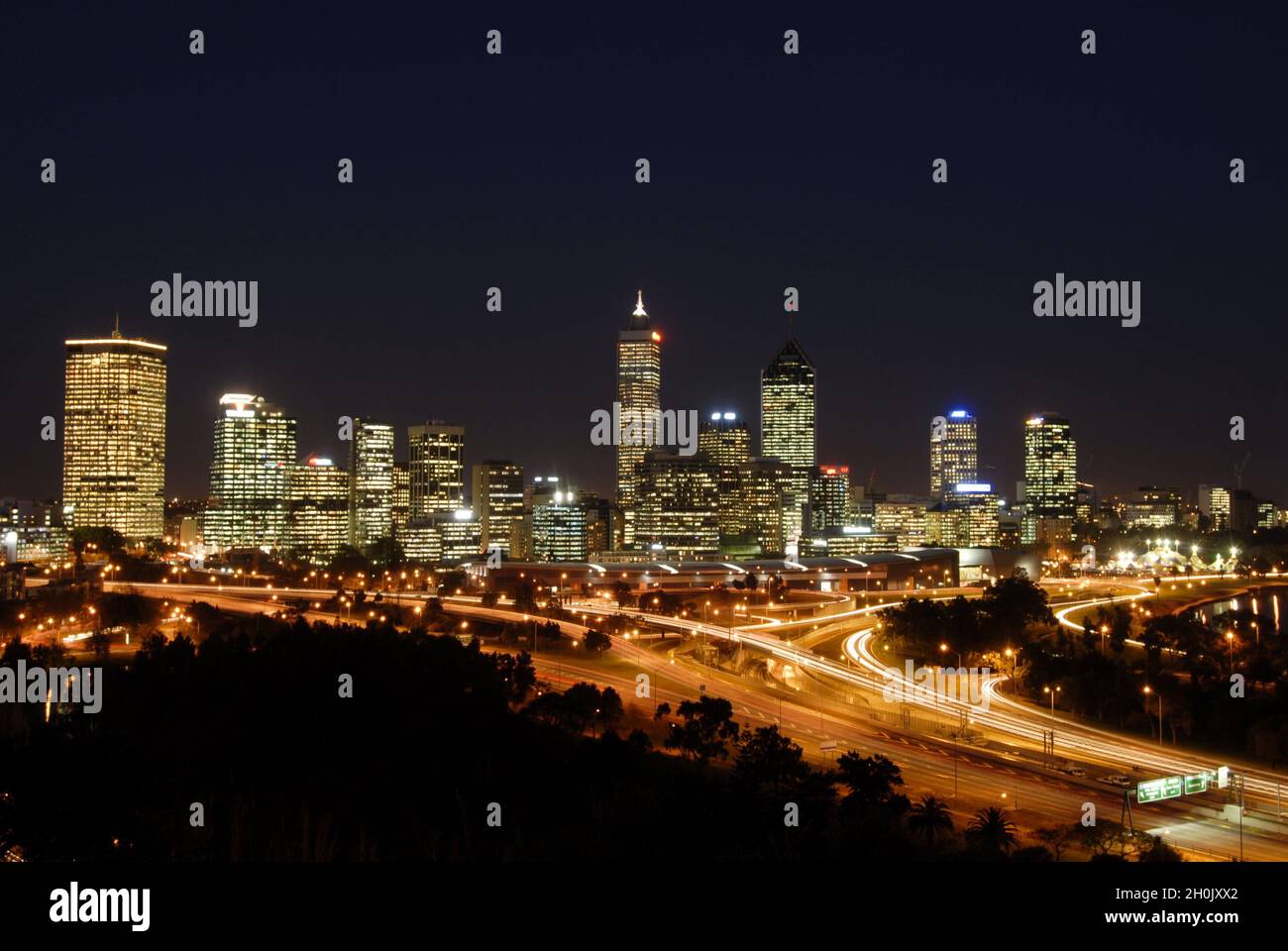 Perth at night, Australia, Western Australia, Perth Stock Photo - Alamy