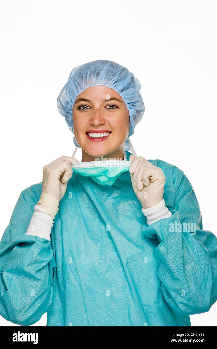 Taking mask off hi-res stock photography and images - Alamy