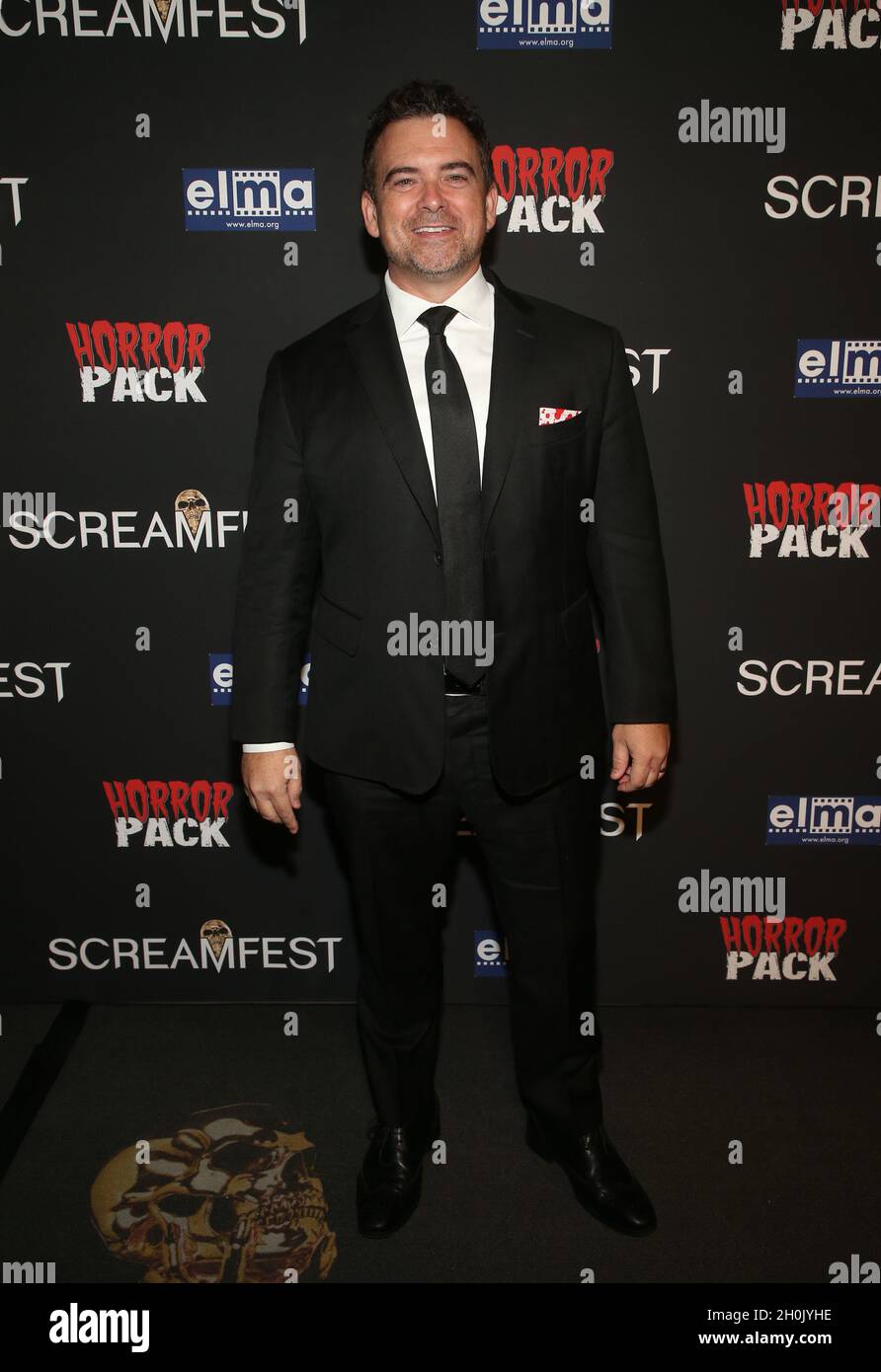 Hollywood, Ca. 12th Oct, 2021. Darren Geare, at the 21st Screamfest ...