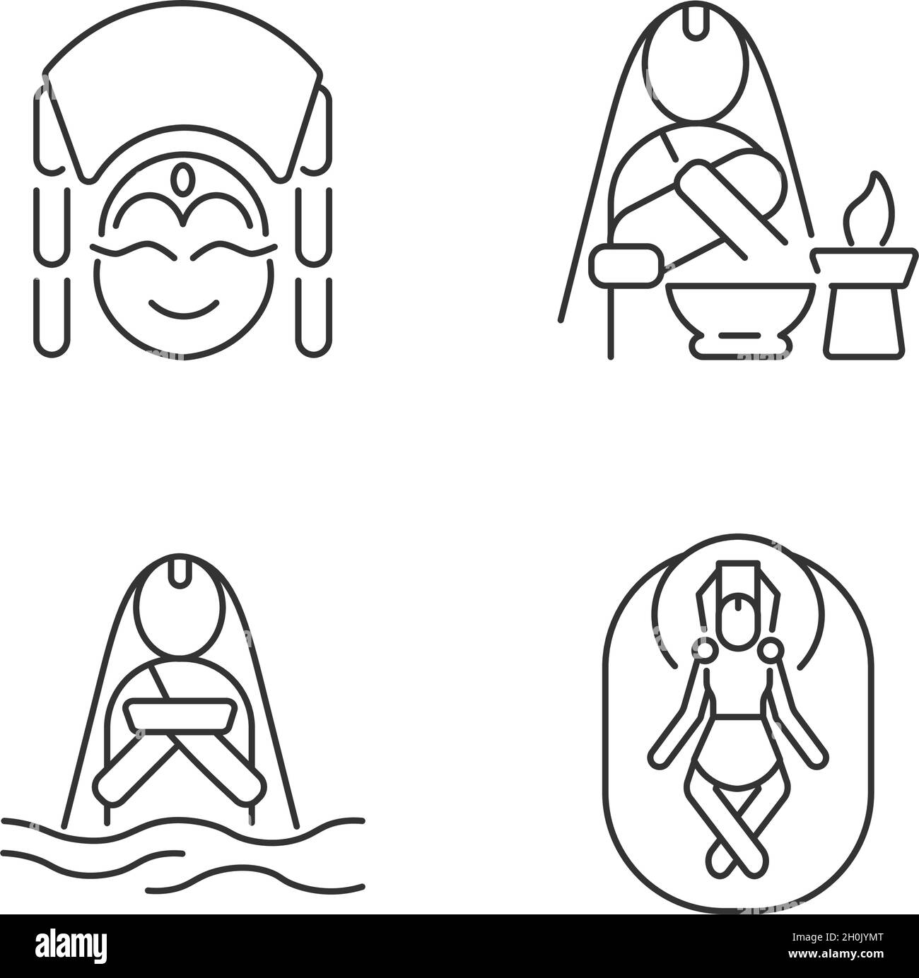 Kumari Stock Vector Images - Alamy