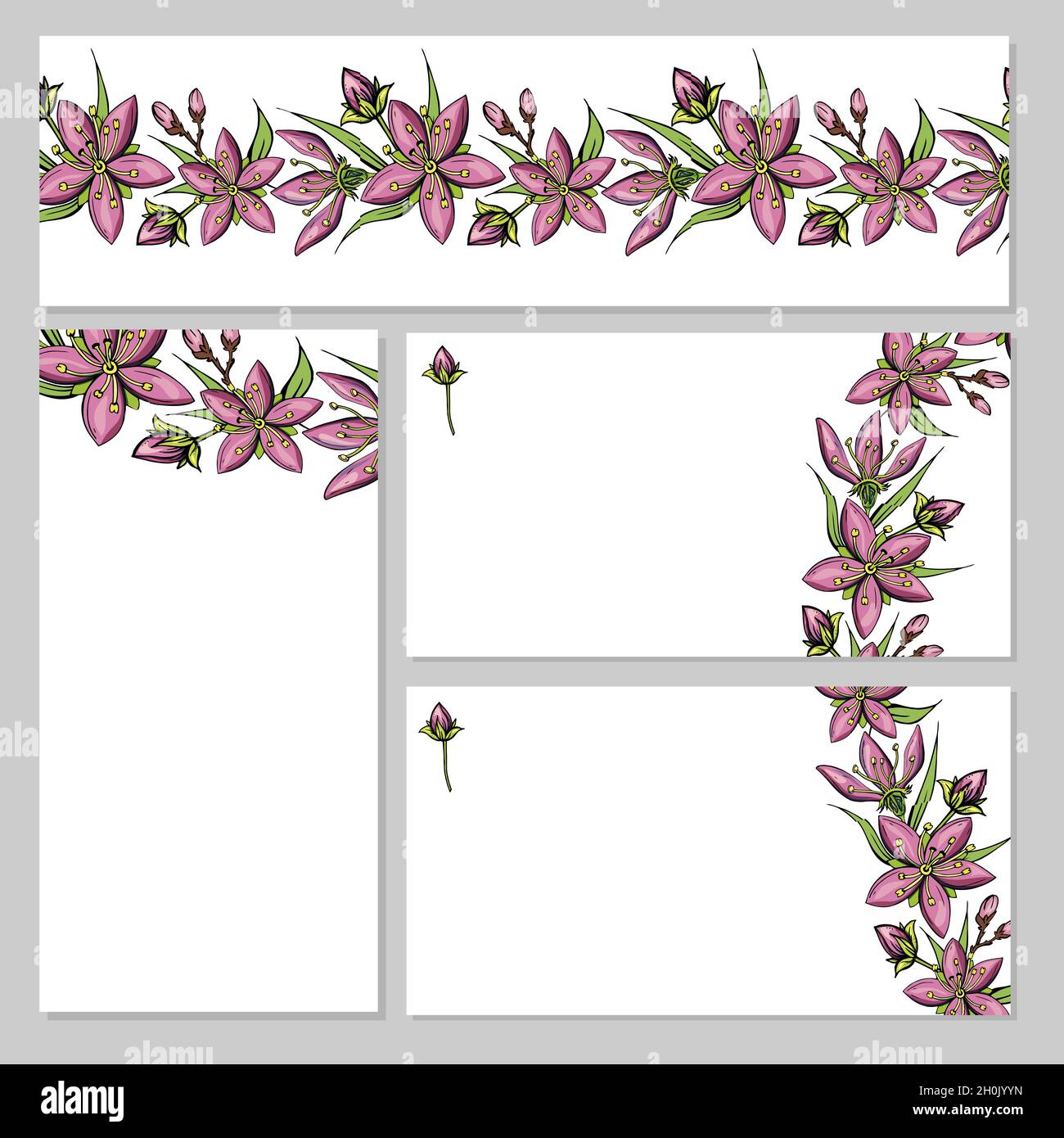 Angle flower Stock Vector Images - Alamy