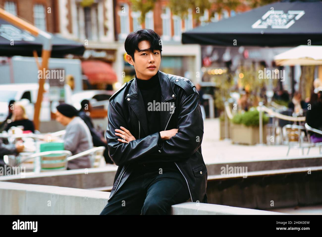 YG Korean Actor Kang Hui Seen Arriving at START ART FAIR 2021 at The ...