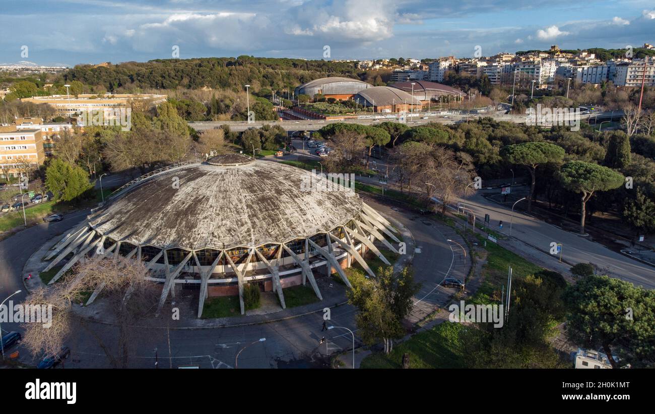 Europe,Italy,Rome, Palazzetto dello Sport Stock Photo - Alamy