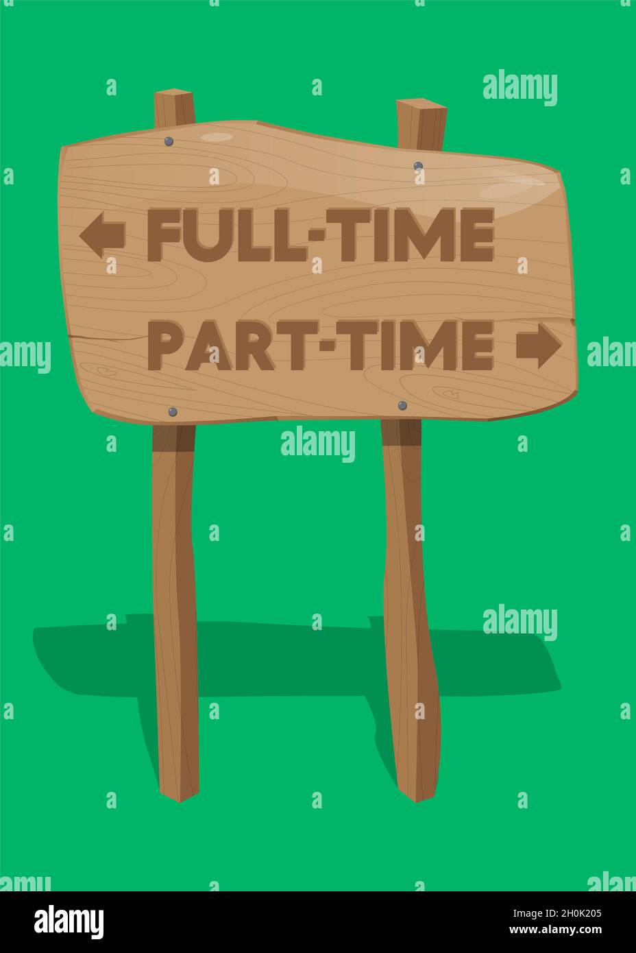 Wooden stuck arrows Stock Vector Images - Alamy