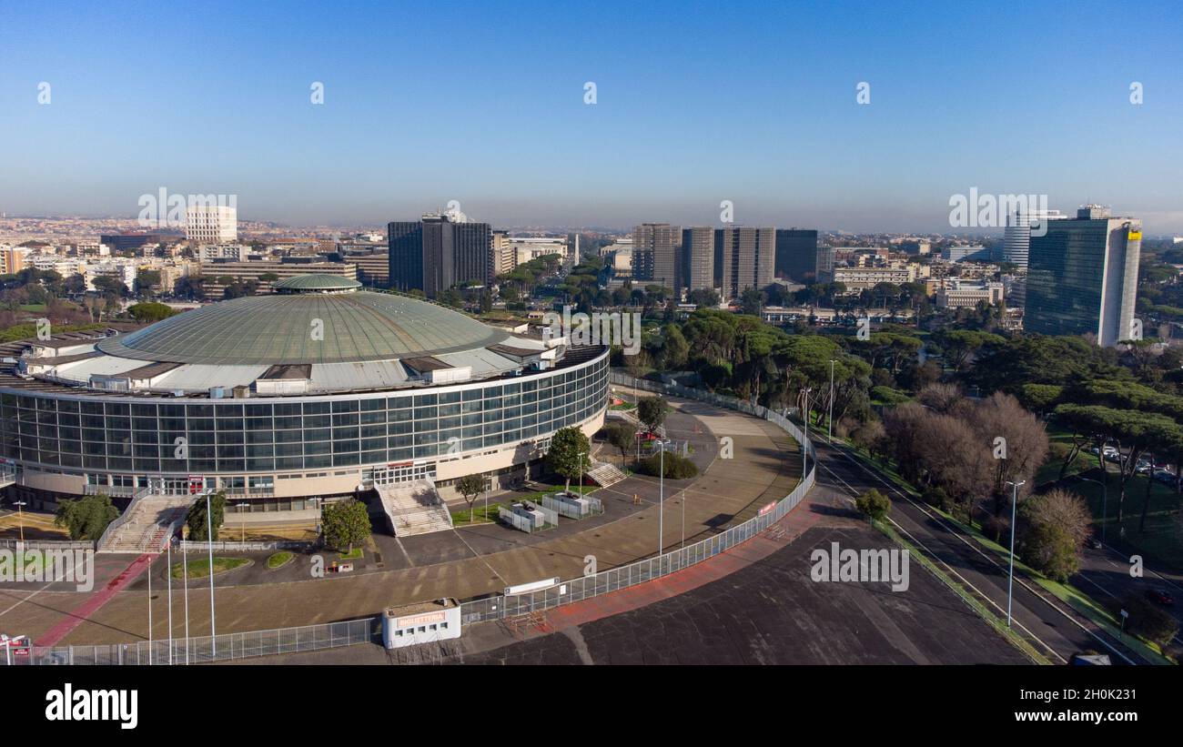 Europe,Italy,Rome, EUR District, The Palalottomatica Stock Photo - Alamy