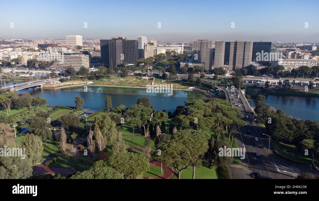 Eur district overview rome hi-res stock photography and images - Alamy