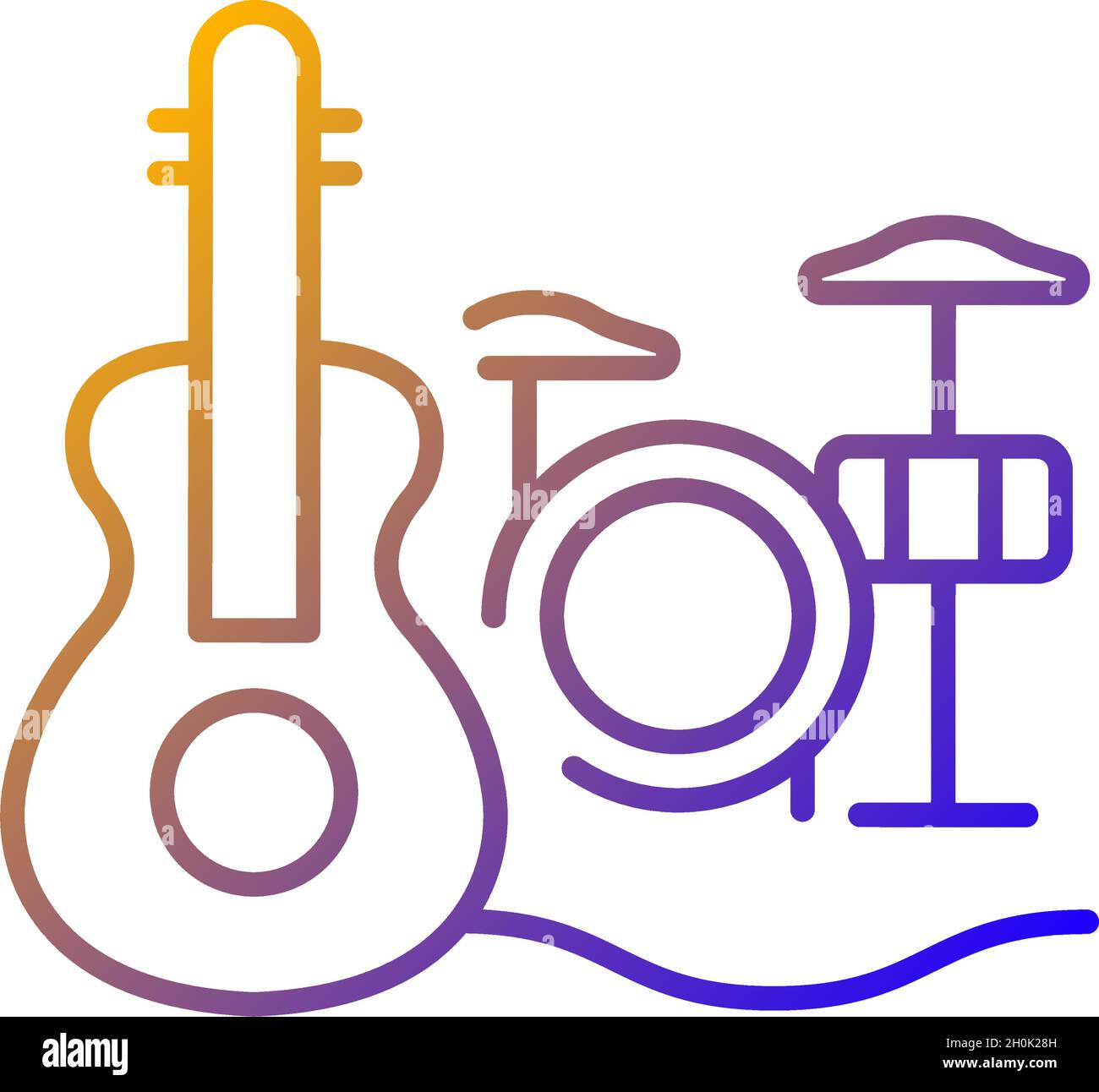 Musical talent gradient linear vector icon Stock Vector Image & Art - Alamy