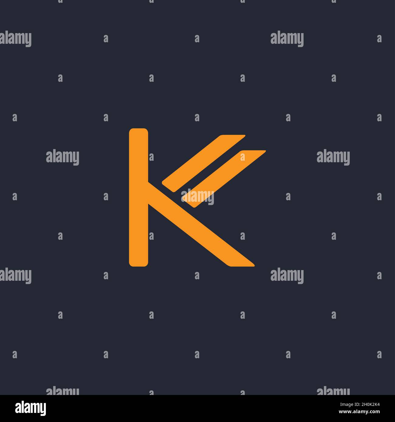 Typography Letter K