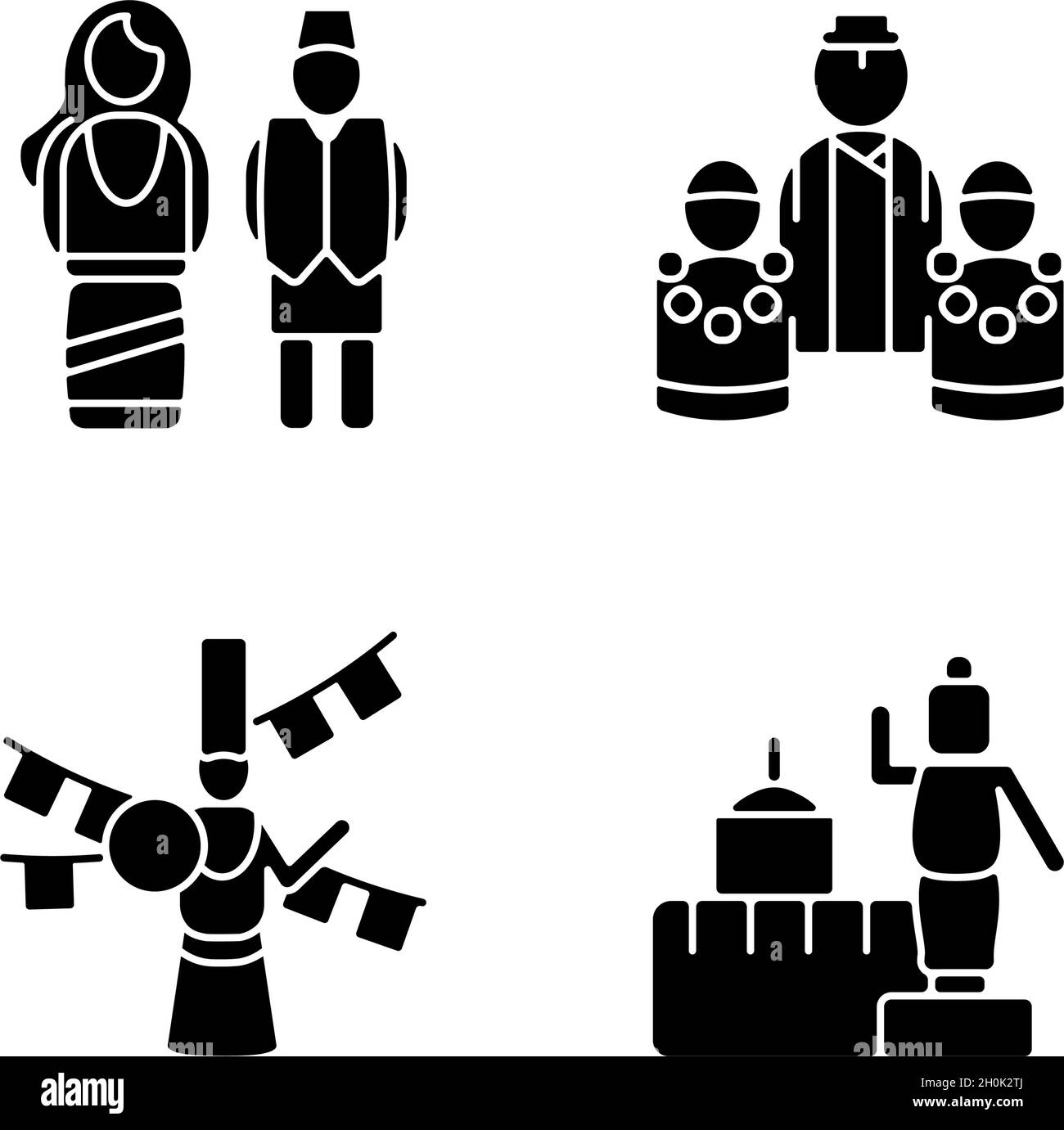 Costume nepal Stock Vector Images - Alamy