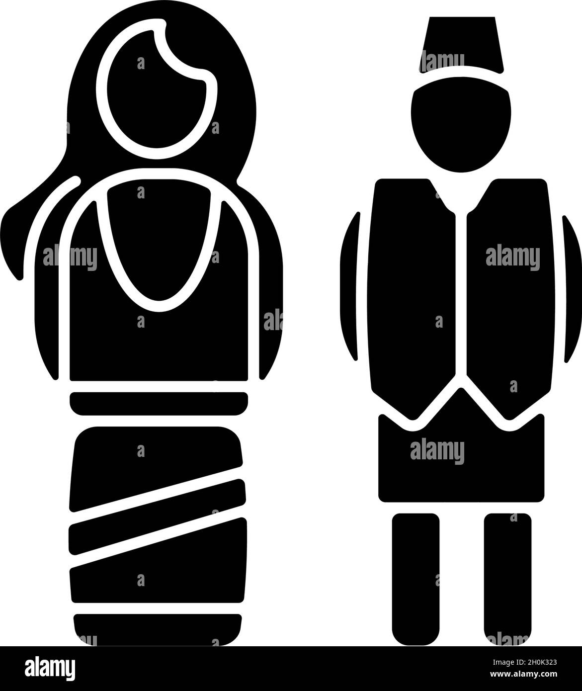 Female clothes costume traditional Cut Out Stock Images & Pictures - Alamy