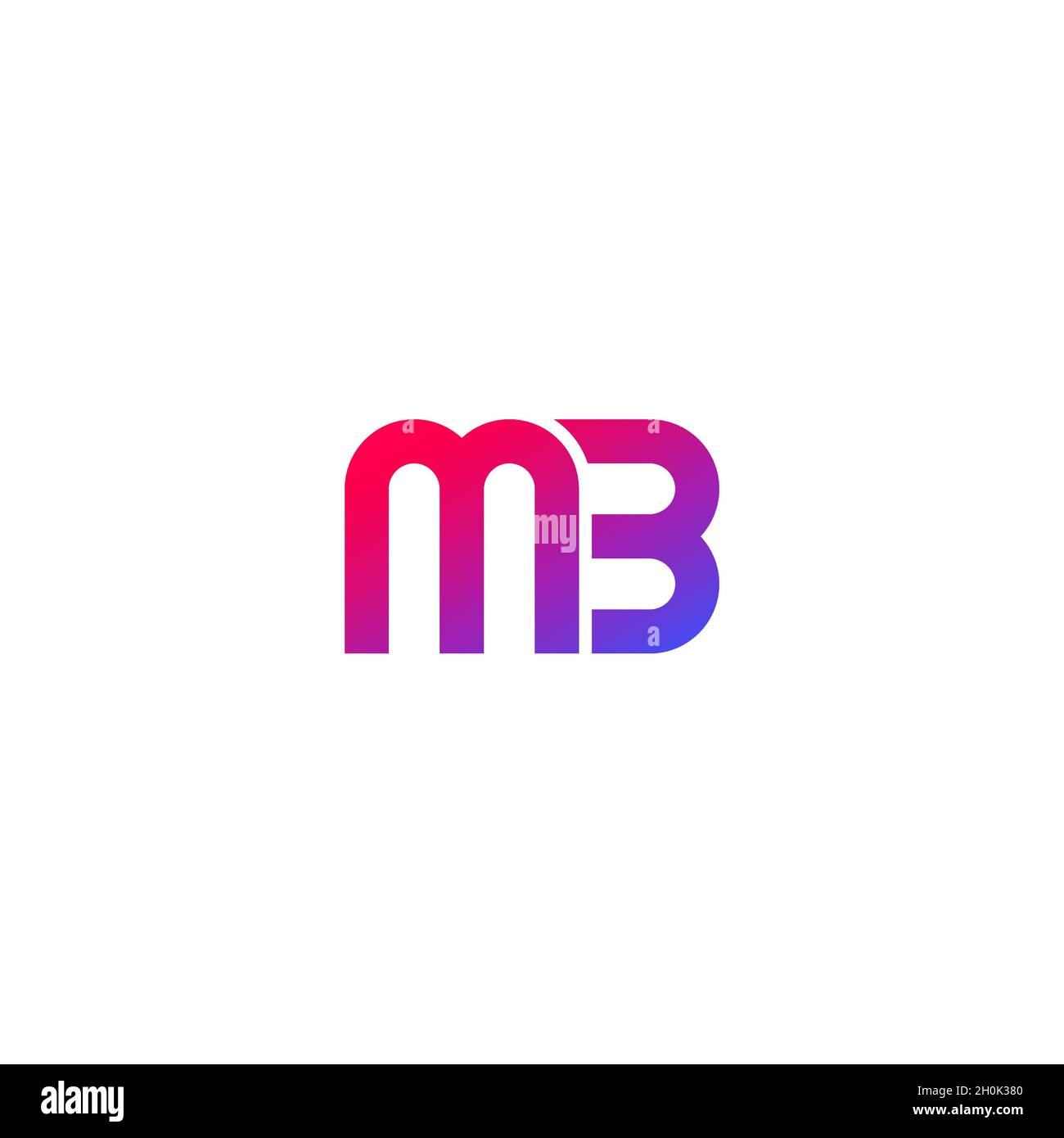 MB logo design, monogram vector Stock Vector Image & Art - Alamy