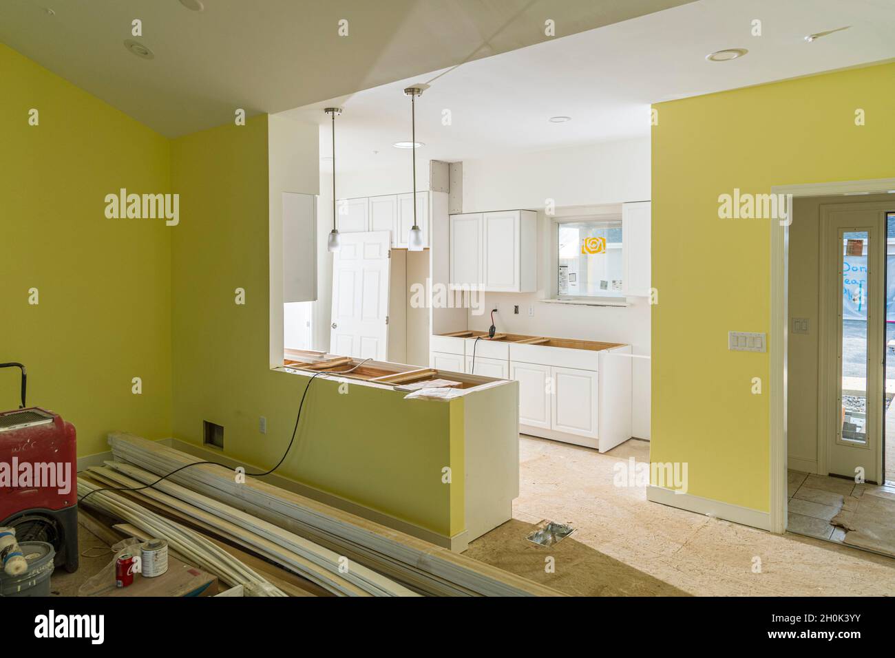 Interior of building under construction hi-res stock photography and ...