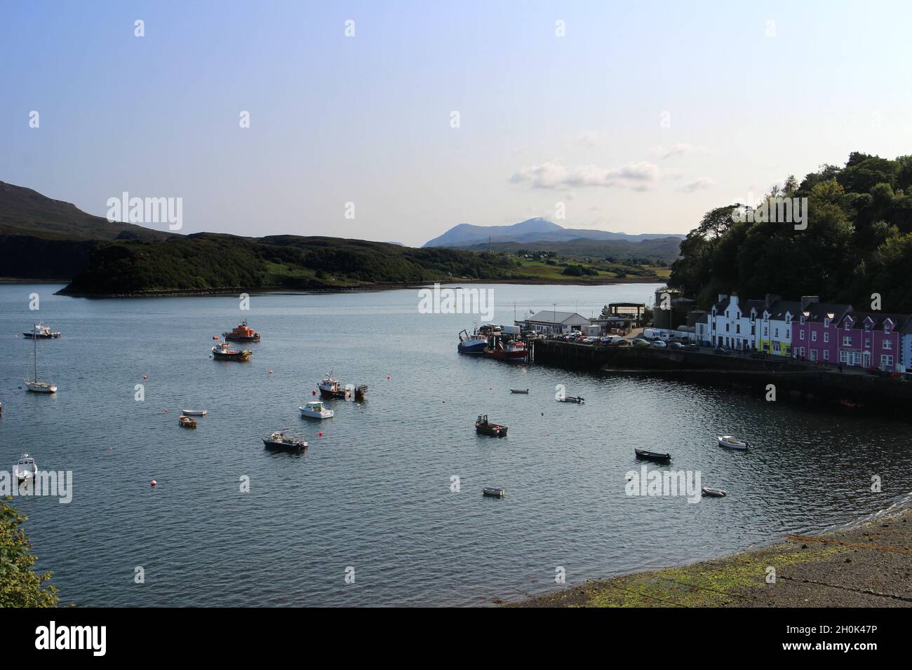 Portree is the largest town on hi-res stock photography and images - Alamy