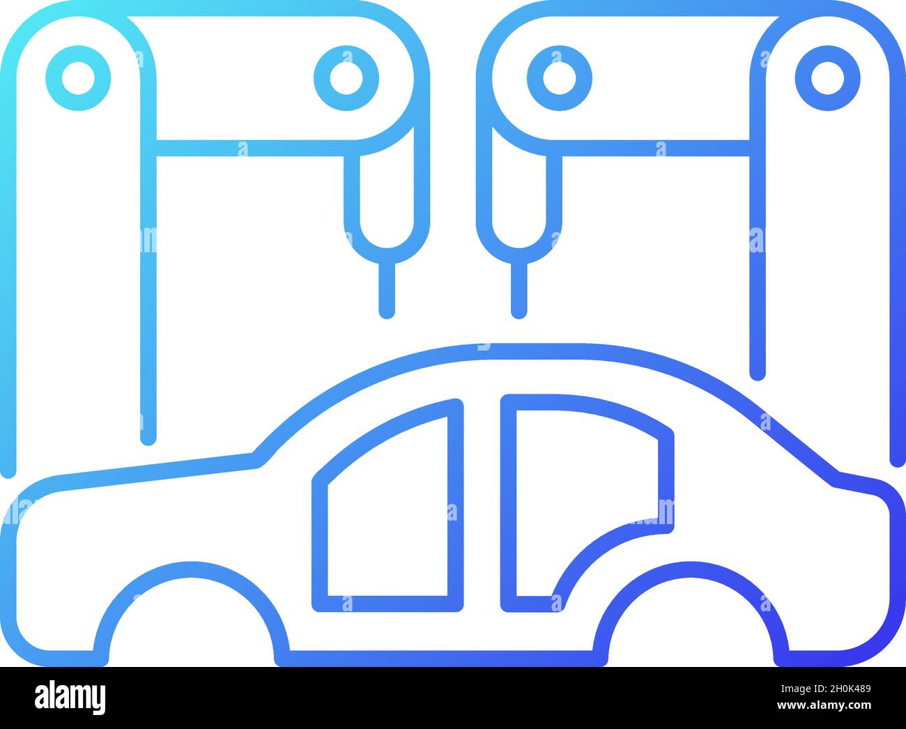 Car manufacturing automation concept Cut Out Stock Images & Pictures ...