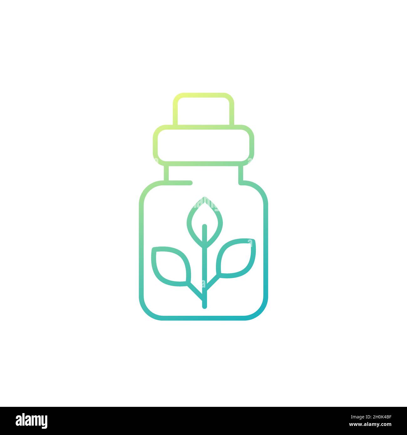 homeopathic medicine line icon on white, vector Stock Vector Image ...
