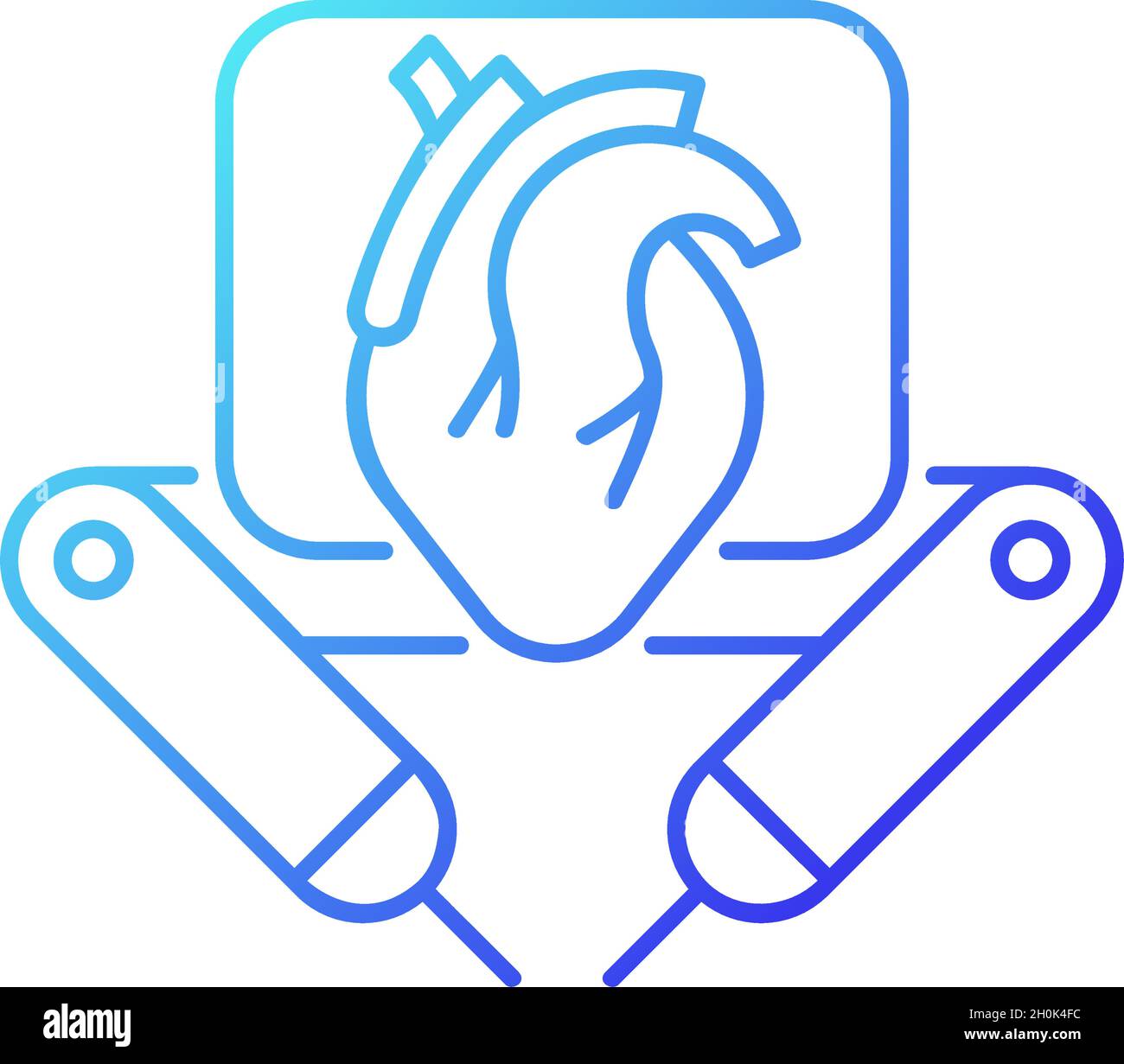 Modern robot surgery Cut Out Stock Images & Pictures - Alamy