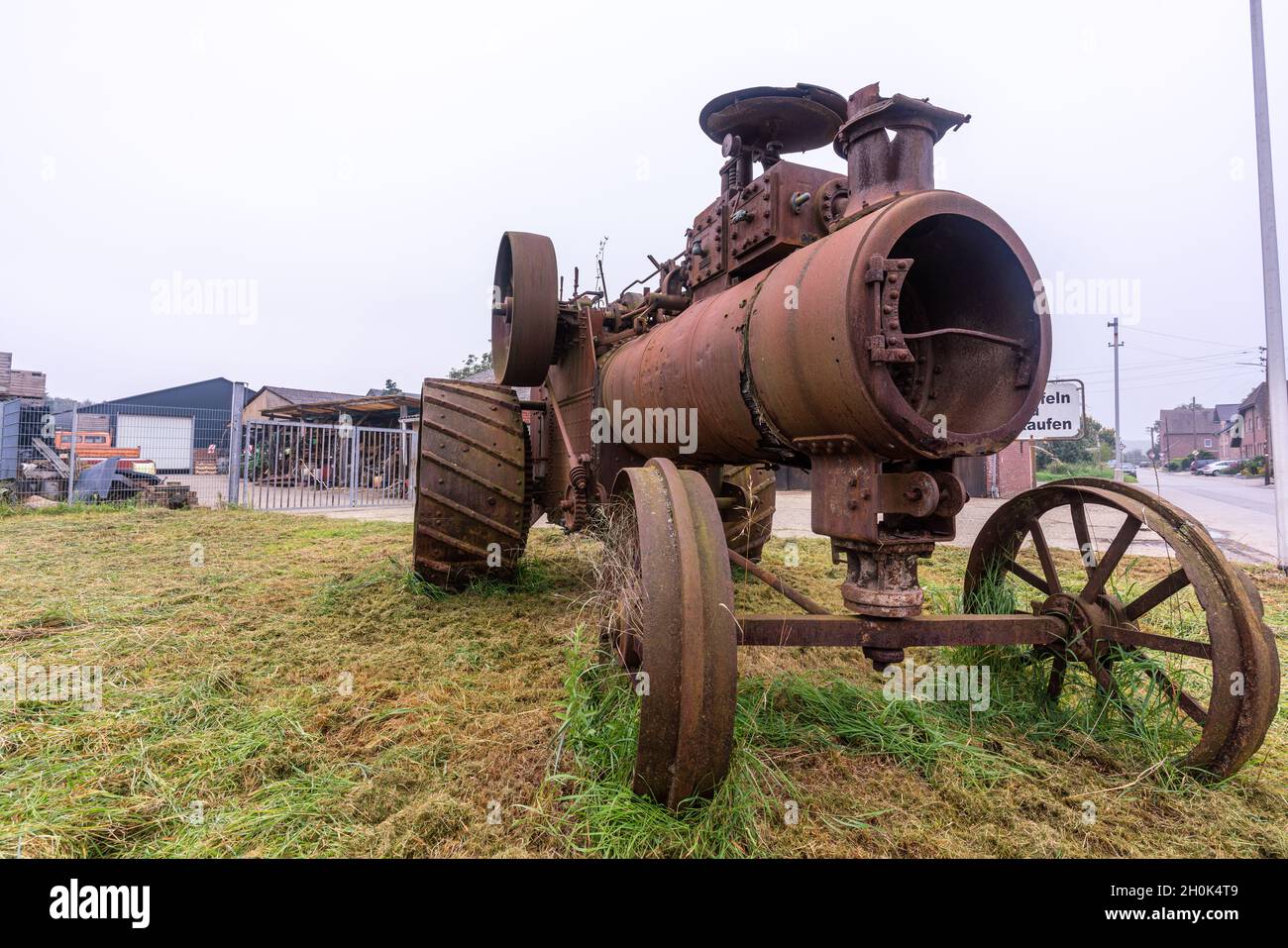 Large rusty historic industrial machine Stock Photo - Alamy