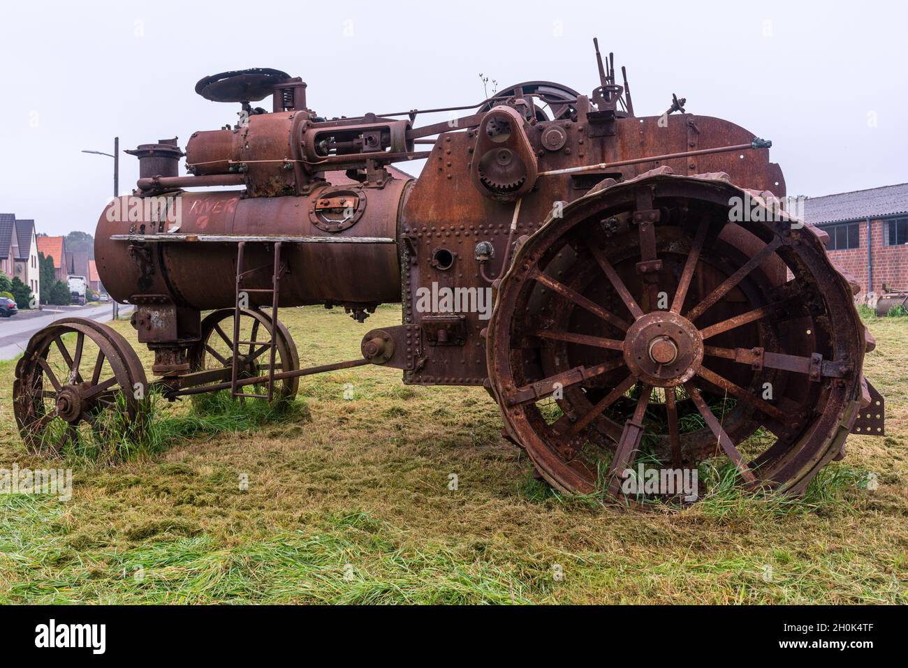 Large rusty historic industrial machine Stock Photo - Alamy