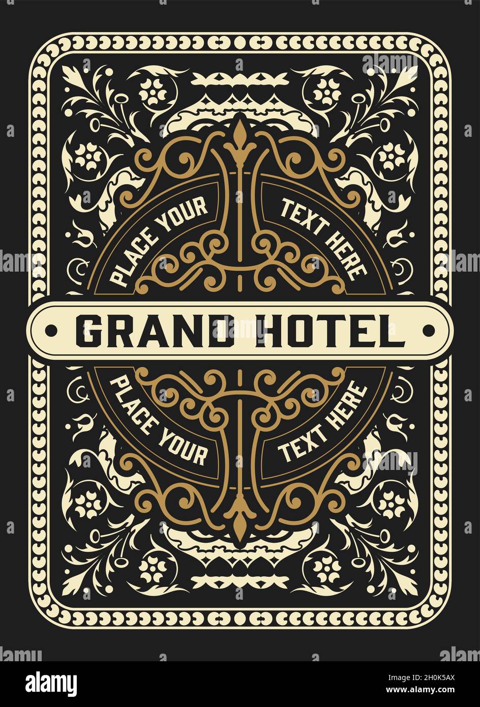 Western card with vintage style Stock Vector Image & Art - Alamy