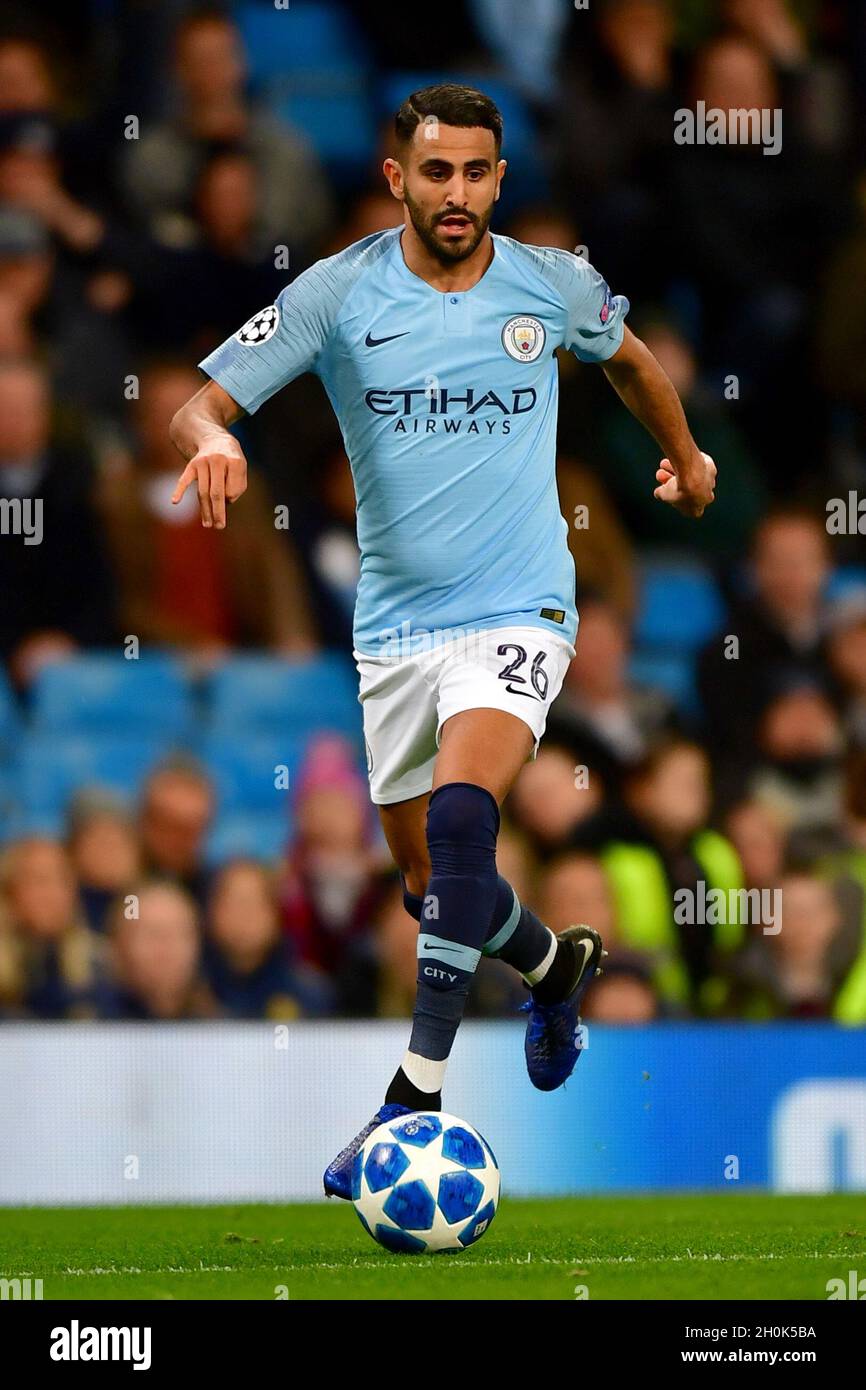 Manchester City's Riyad Mahrez Stock Photo - Alamy