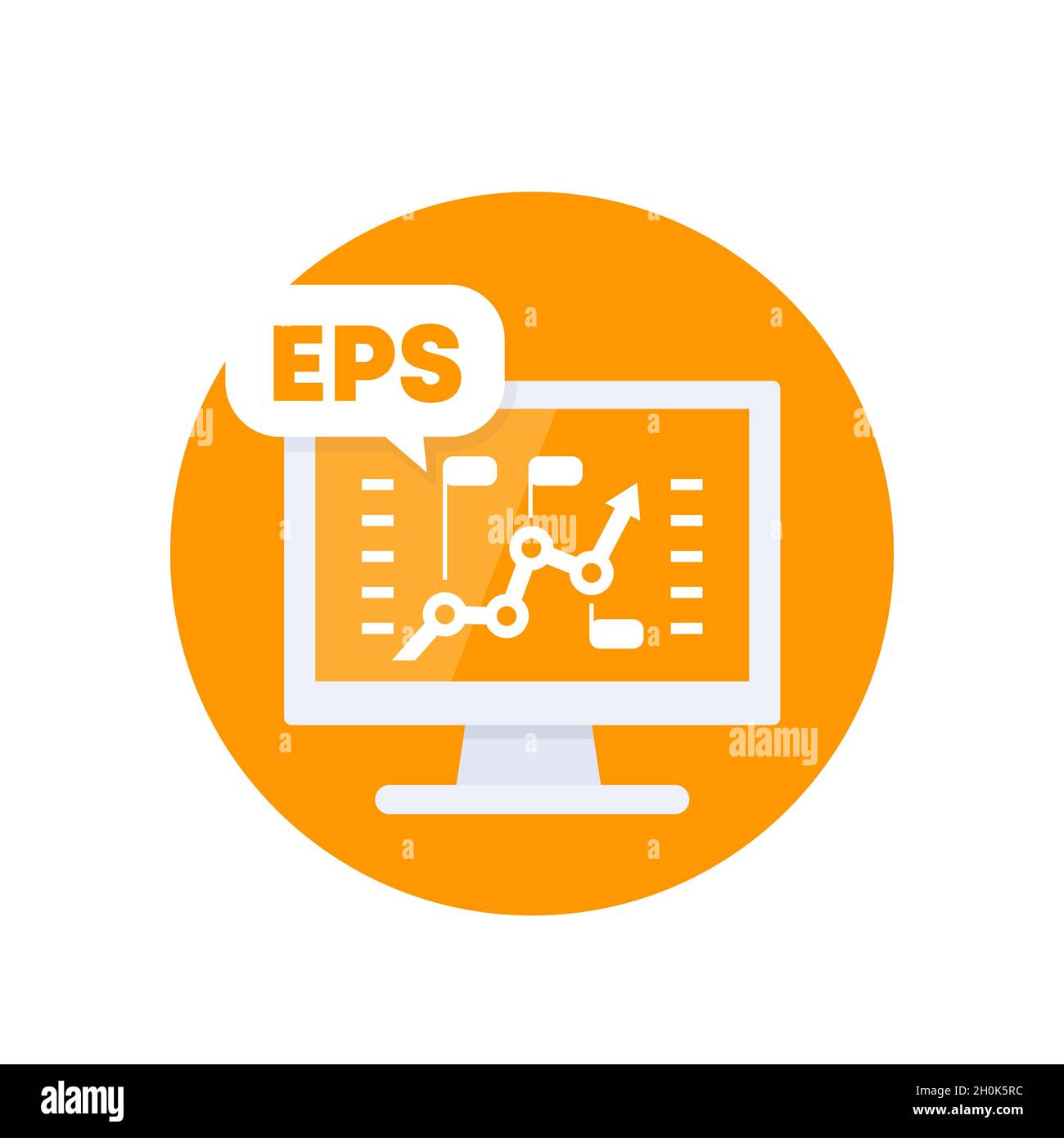 EPS, Earnings per share, financial vector icon Stock Vector Image & Art ...