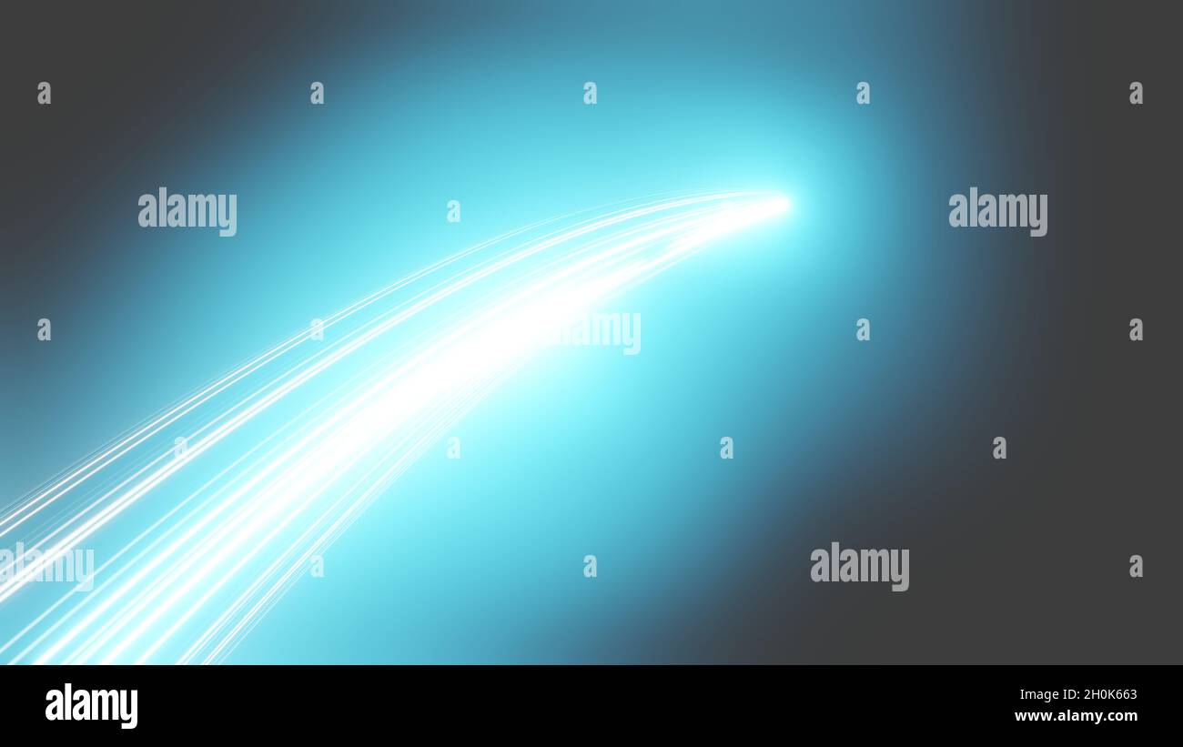 Stunning digital light effects on dark background Stock Photo - Alamy
