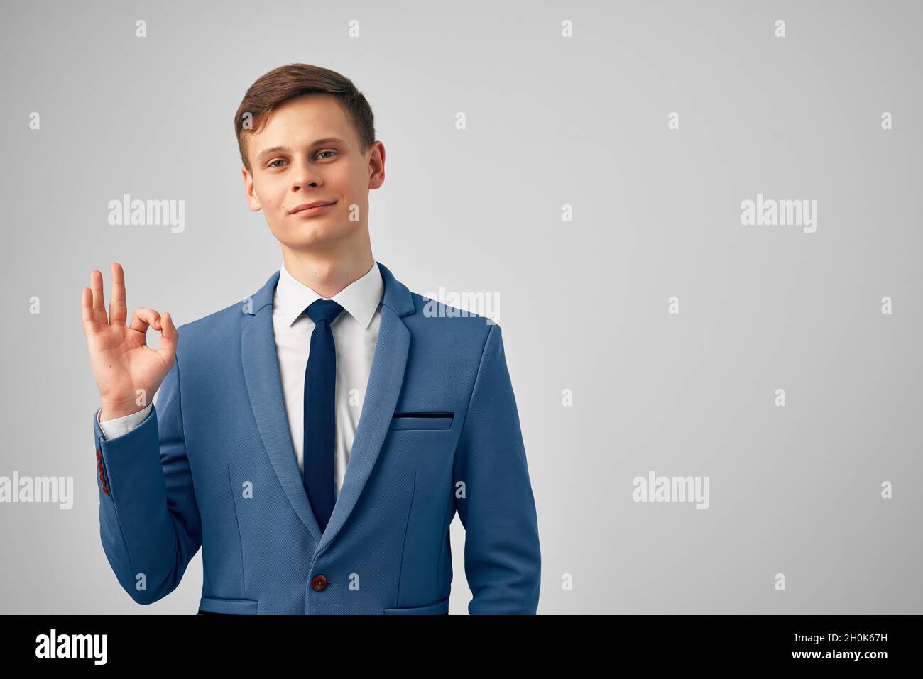man in suit office professional success manager Stock Photo - Alamy