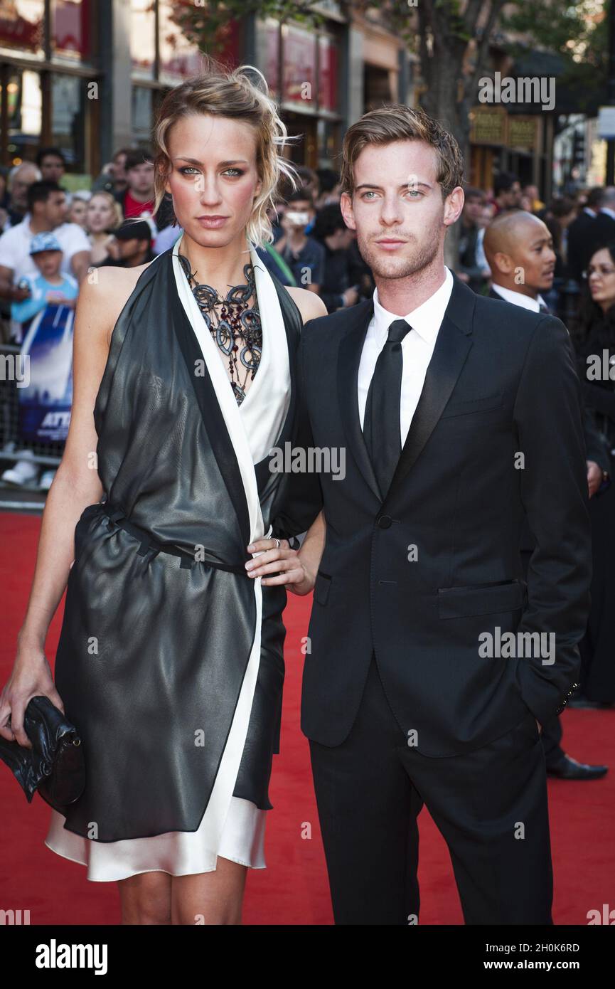 Luke Treadaway and girlfriend attend the UK Premiere of 'Attack The ...
