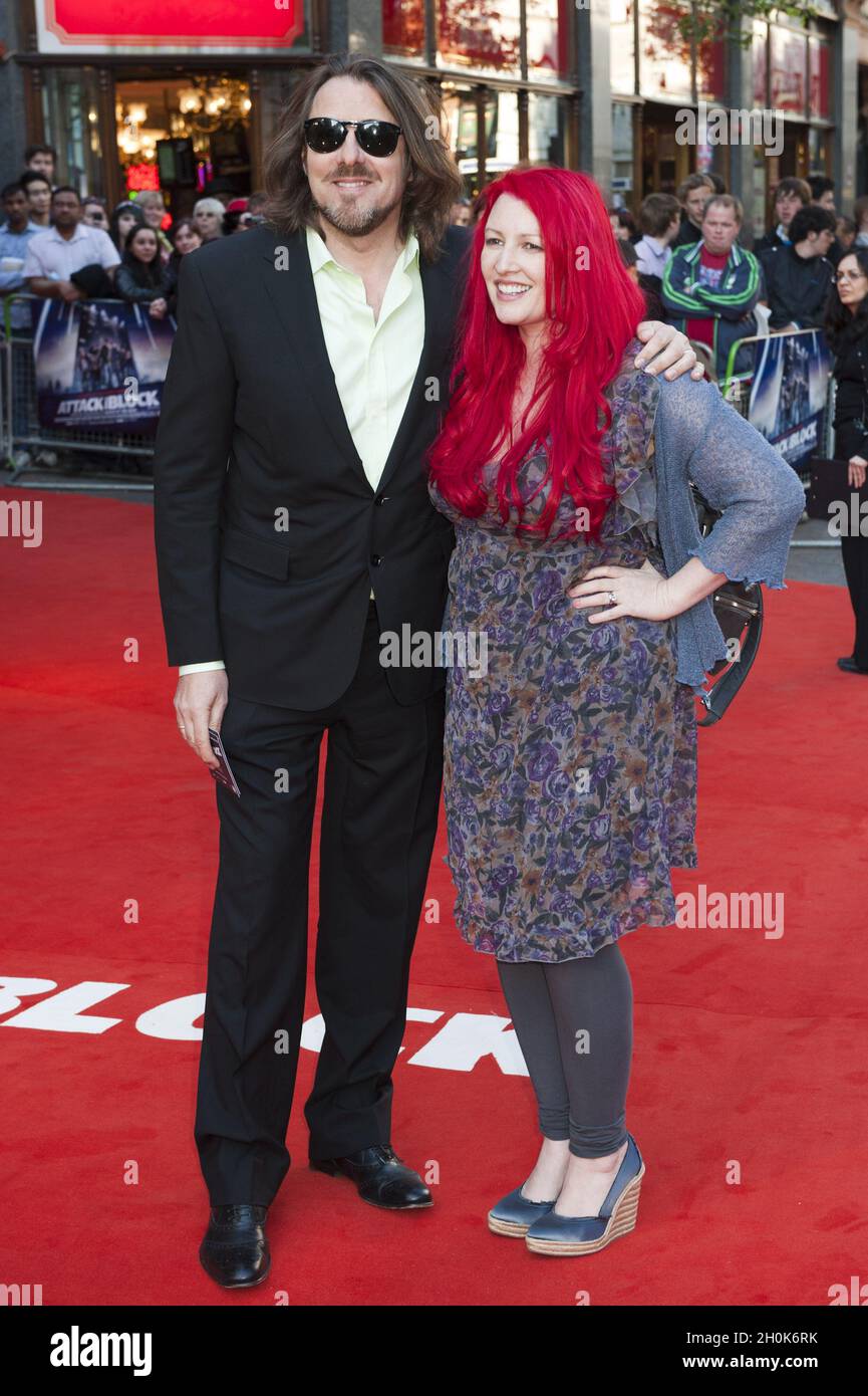Jonathan Ross and wife Jane Goldman attend the UK Premiere of 'Attack ...
