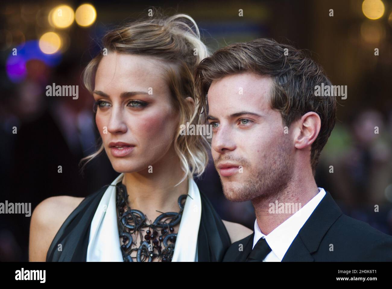 Luke Treadaway and girlfriend attend the UK Premiere of 'Attack The ...