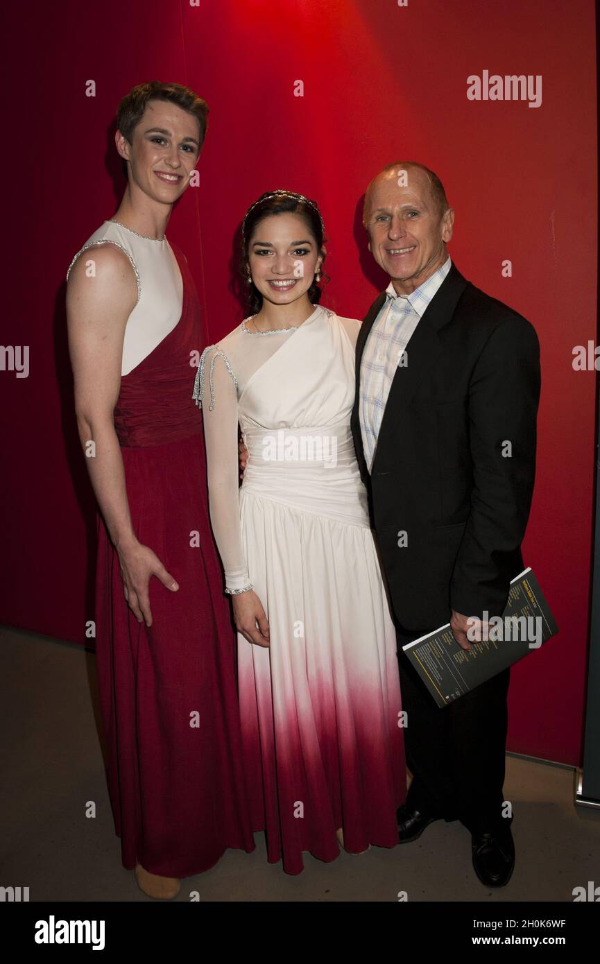 Wayne Sleep and Northern Ballet Dancers Joshua Barwick and Rachel ...