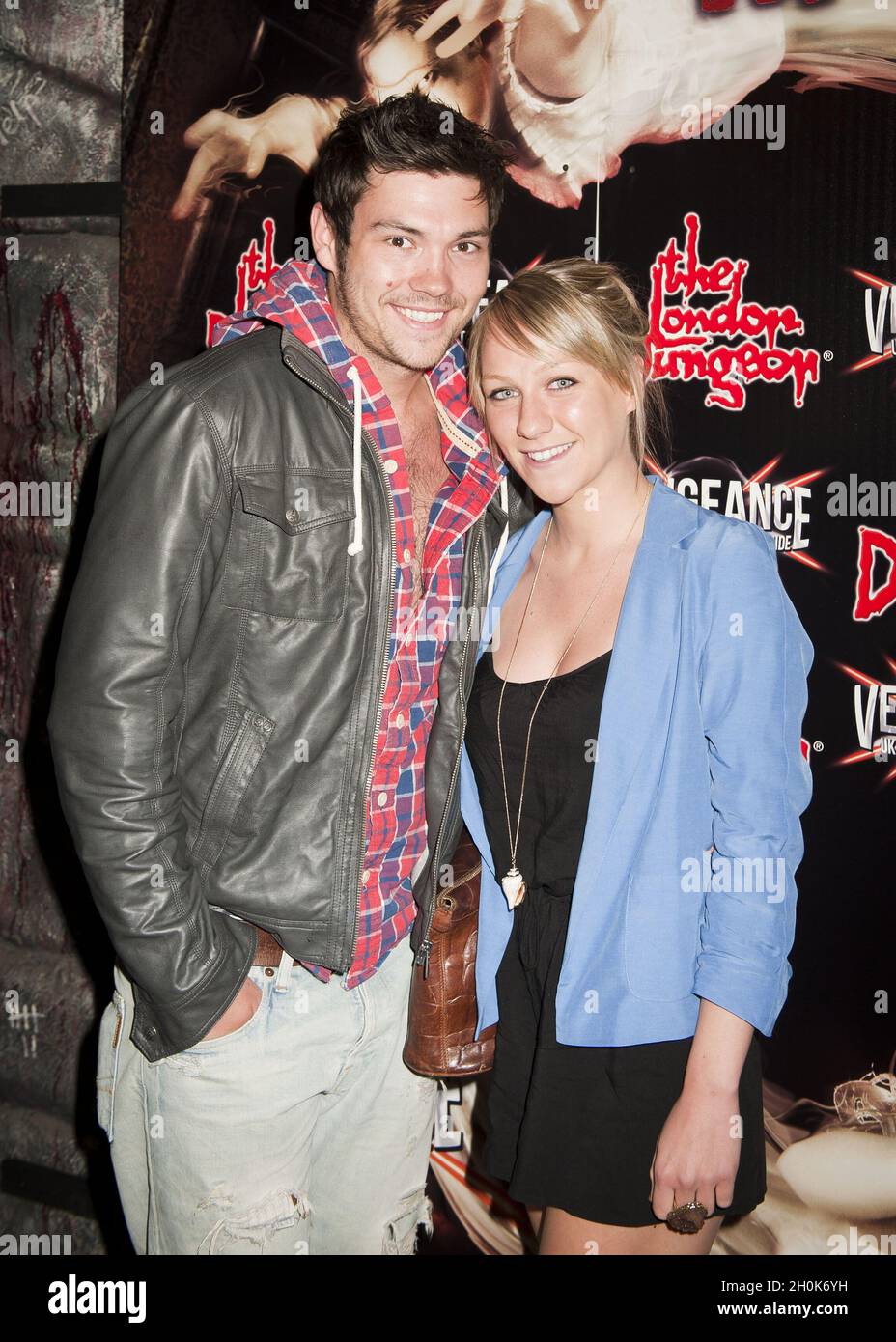 Sam Attwater and Chloe Madeley at The Opening of 'Vengeance' the UK's ...