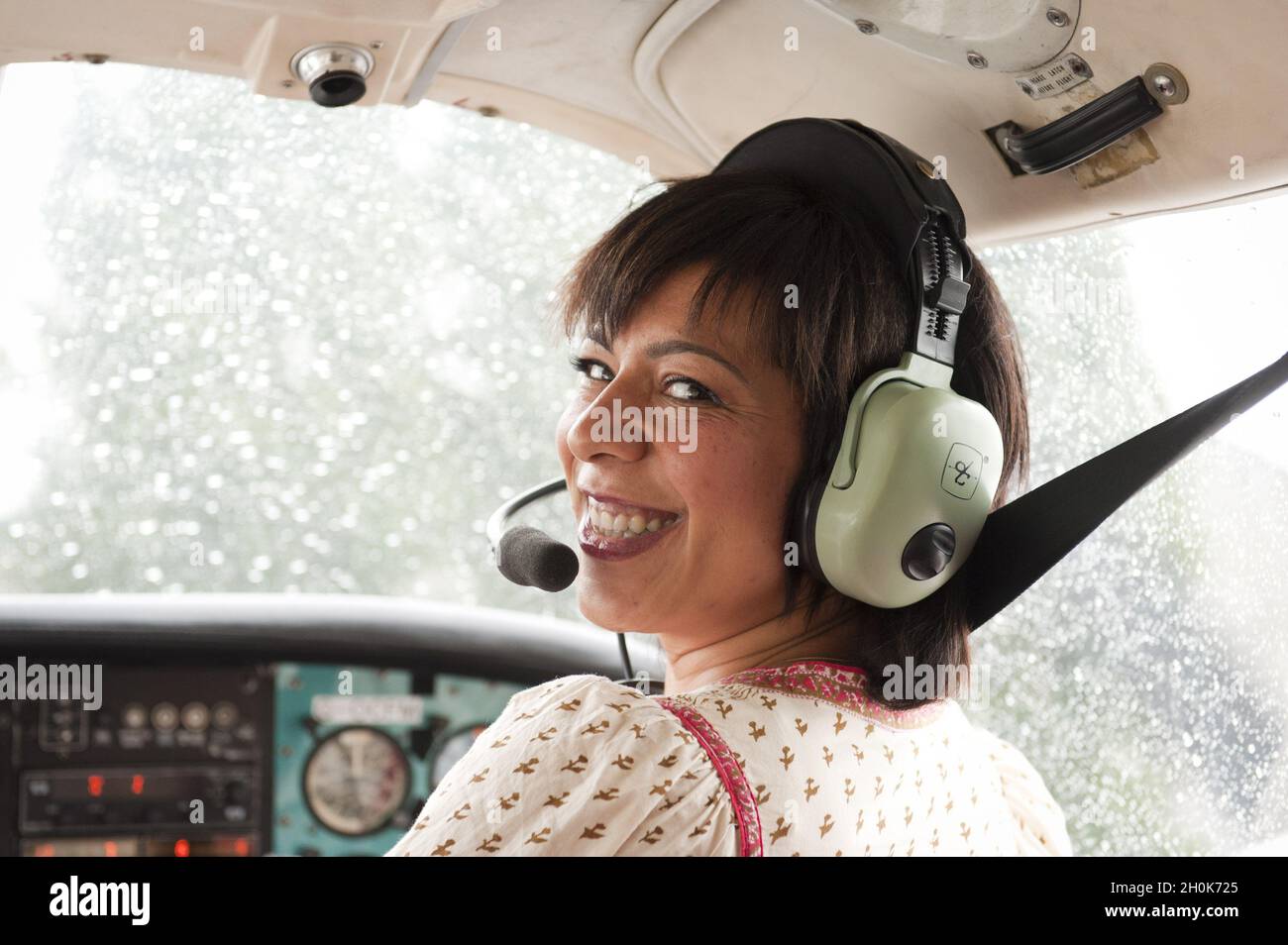 Capital FM's Dj, Sacha Brooks prepares for take off to fly over Wembley ...