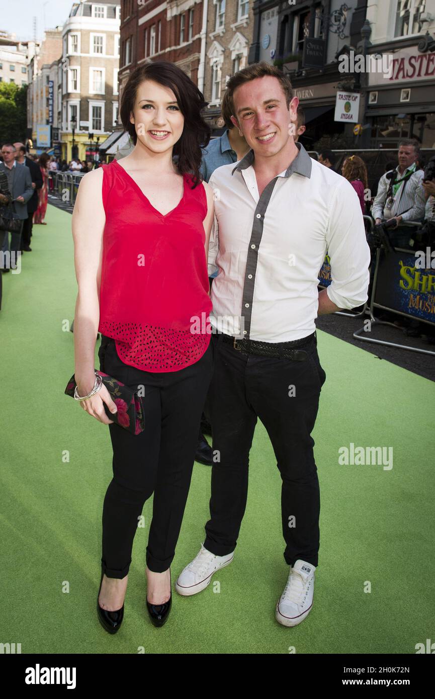 Danielle Hope (Dorothy, Wizard of Oz) and guest arrive at the opening ...