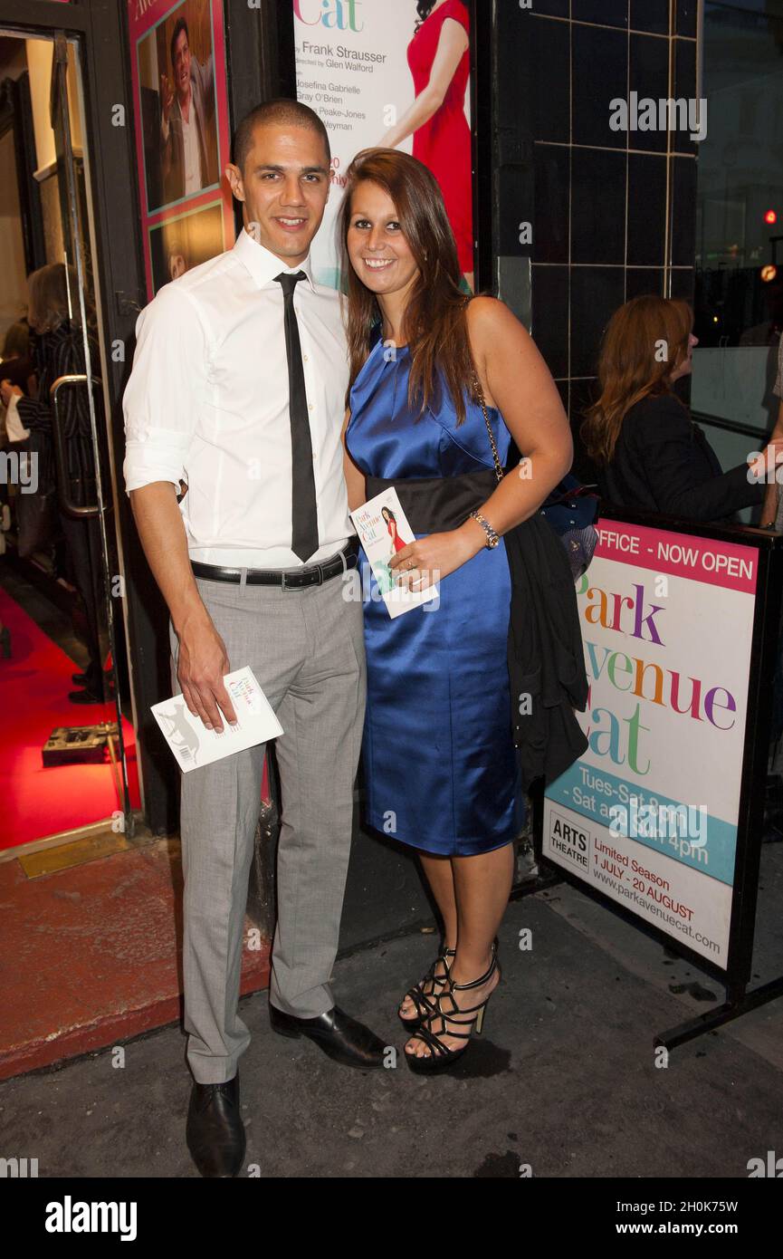 Glenn Ward and Zoe Beresford (Apprentice contestants) at the opening ...