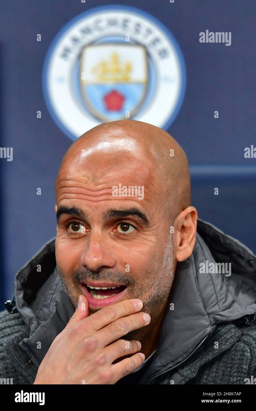 Manchester City manager Pep Guardiola Stock Photo - Alamy
