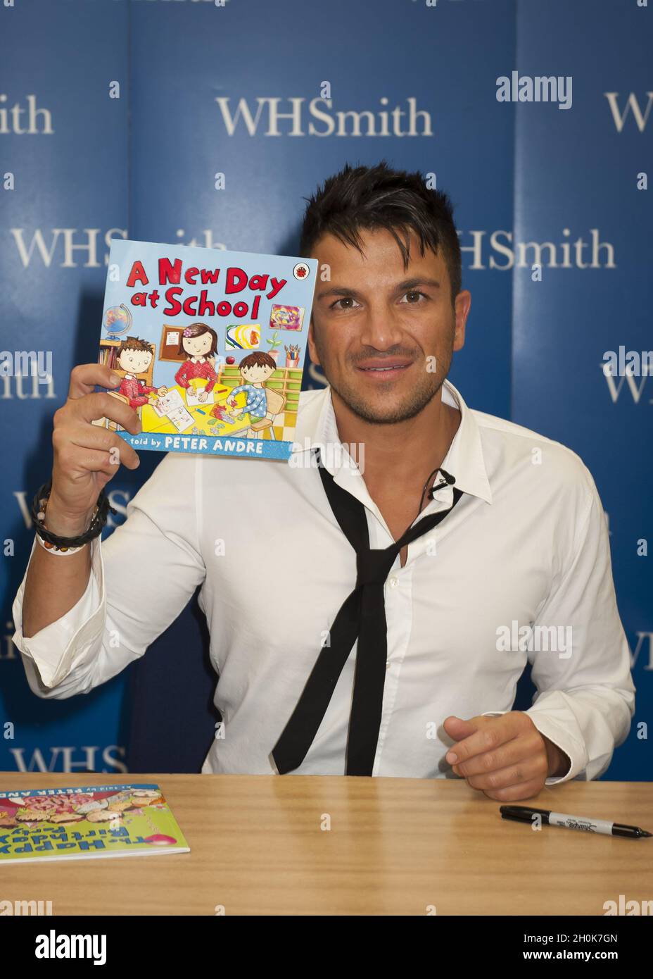 Peter Andre signs his new children's books at WH Smith, Churchill ...