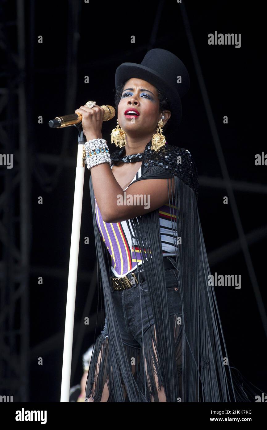 Kelis performs at Bestival Music Festival held at Robin Hill Adventure ...
