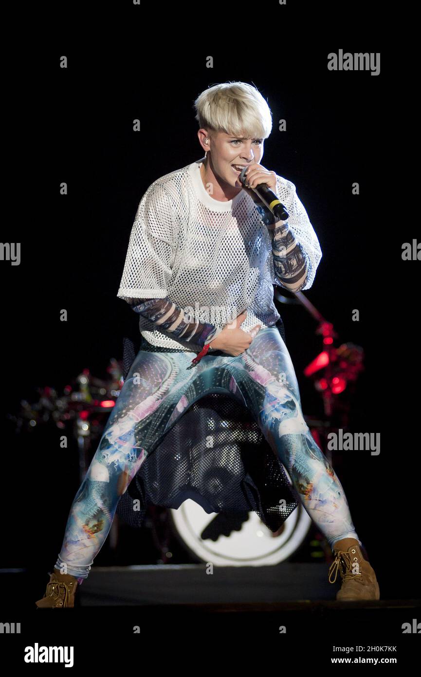Robyn performs at Bestival Music Festival held at Robin Hill Adventure ...