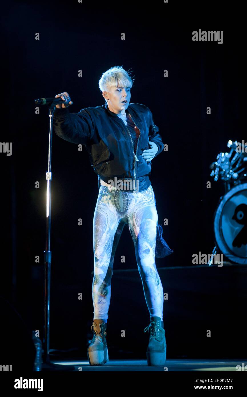 Robyn performs at Bestival Music Festival held at Robin Hill Adventure ...